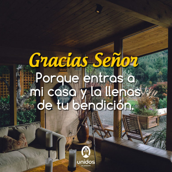 Oración para bendecir la casa