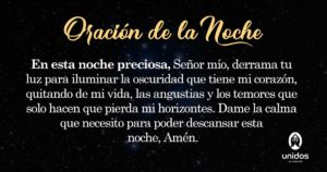 Oración De La Noche Para El 22 De Enero