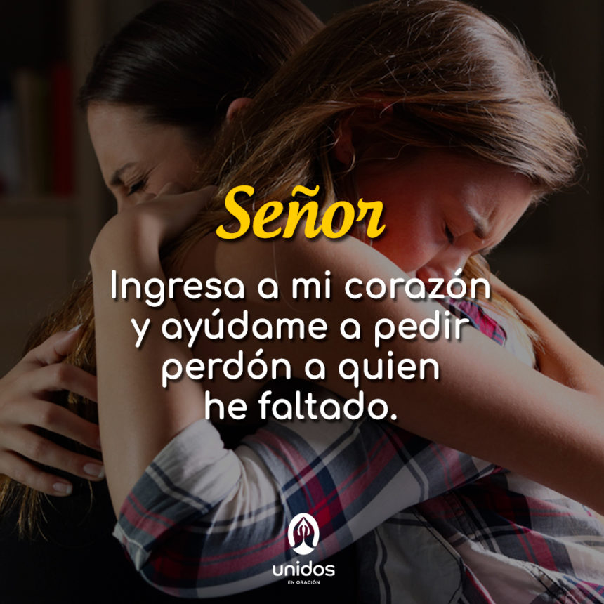 Oración para pedir perdón al prójimo