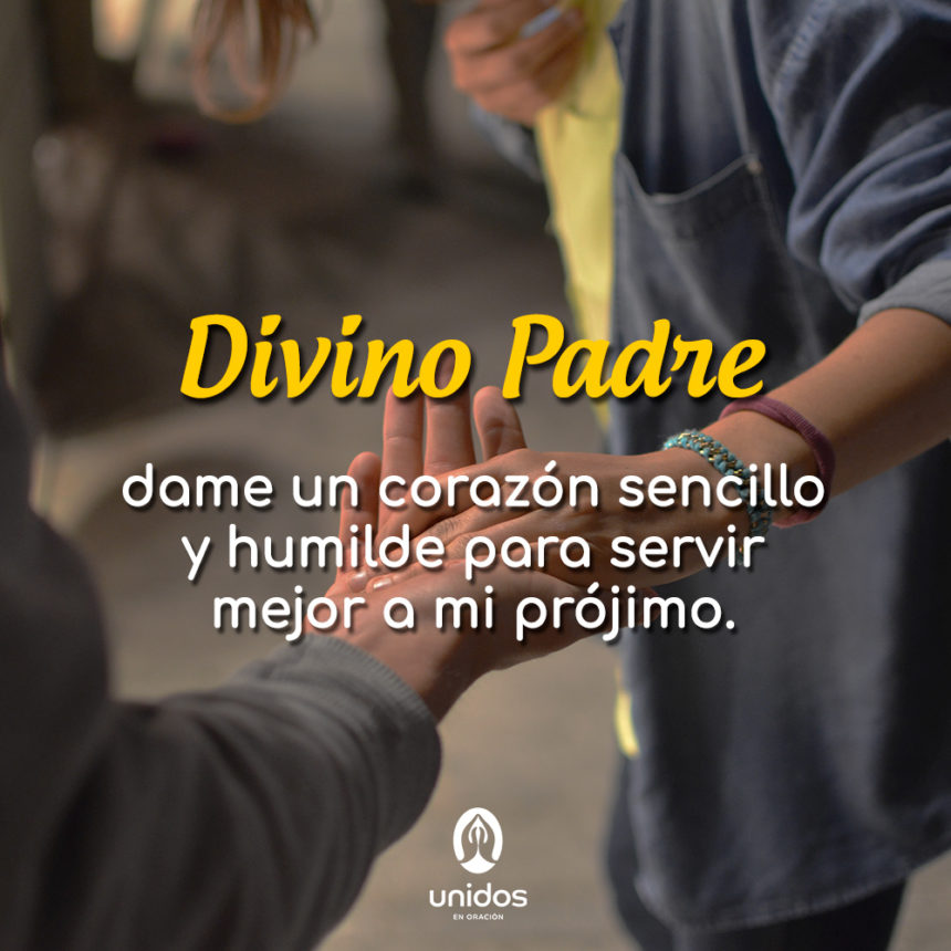 Oración para tener un corazón humilde y sencillo