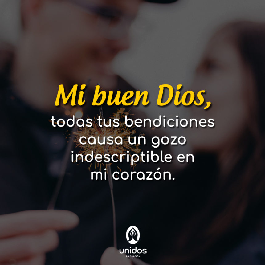 Oración de gozo en el Señor